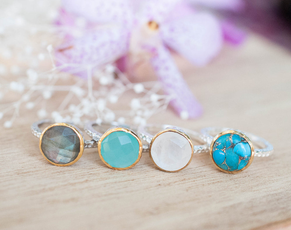 Julie Ring * Copper Turquoise * Sterling Silver 925 * BJR079 – ByCila